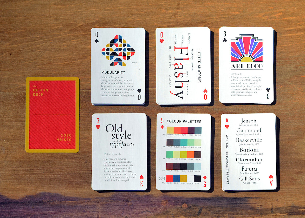 The Design Deck: Playing Card Guide to Graphic Design - Etsy