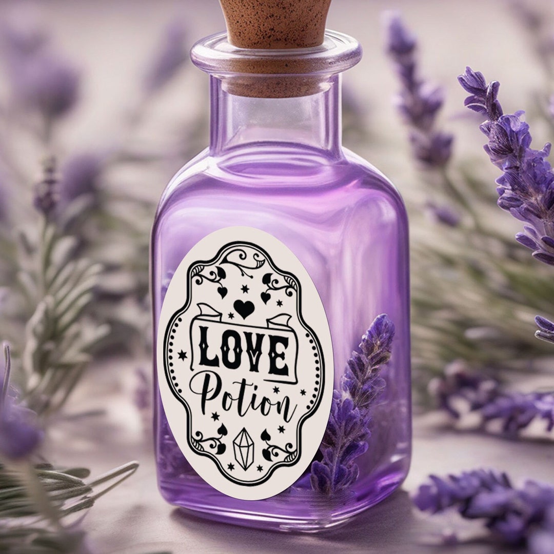 Love Potion Label SVG, Valentine Label SVG, Celestial SVG, Witchy Svg ...