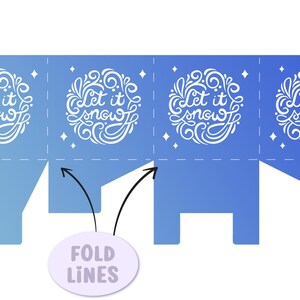 Christmas Papercut Lantern, Papercut Let It Snow, Papercut Christmas ...