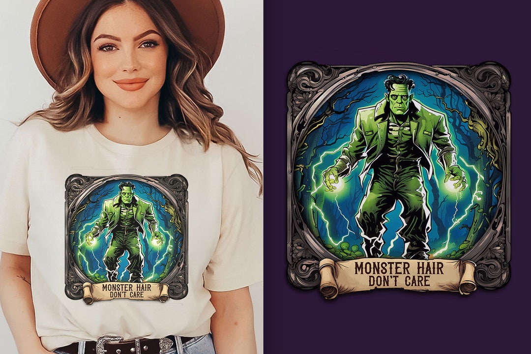 Halloween Vintage Portrait, Monster PNG Clipart, Monster Illustration ...