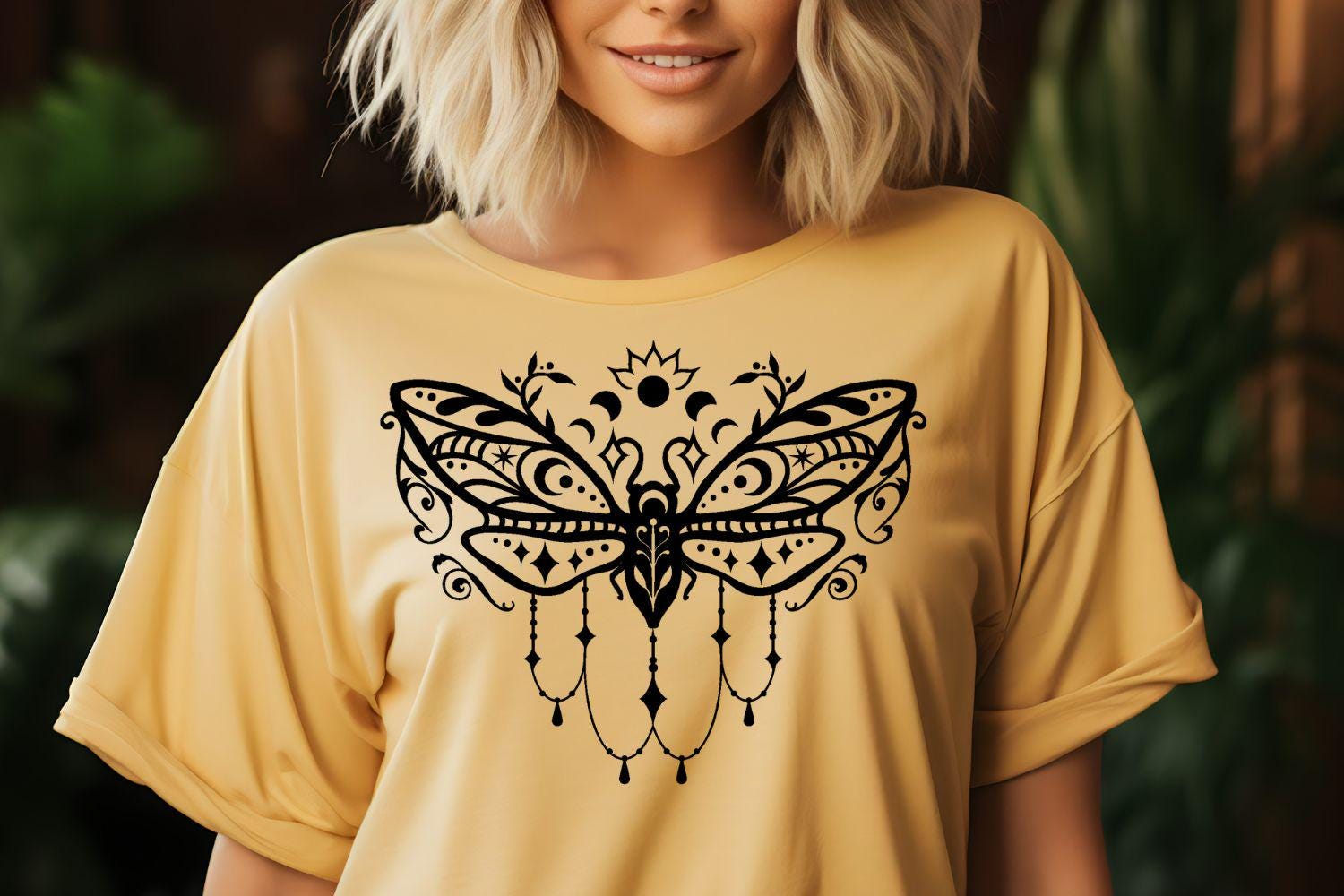 Celestial Butterflies SVG Bundle, Shooting Star, Butterfly PNG ...