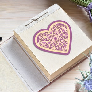 Layered Hearts Bundle, Bonus SVG, Laser Cut Hearts SVG, Valentine Laser ...