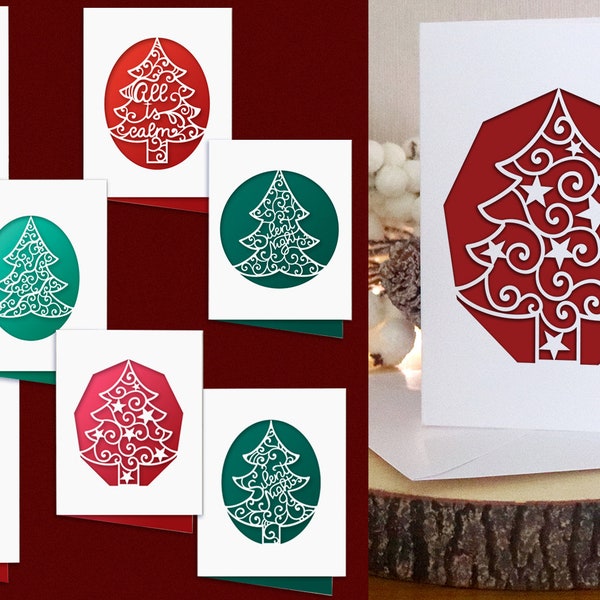 Papercut Cards - Etsy