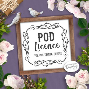 POD License for One Design or Bundle, Extended Commercial License ...