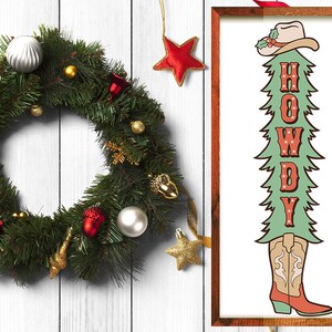 Western Christmas Signs, Howdy SVG, Western Christmas SVG, Western ...
