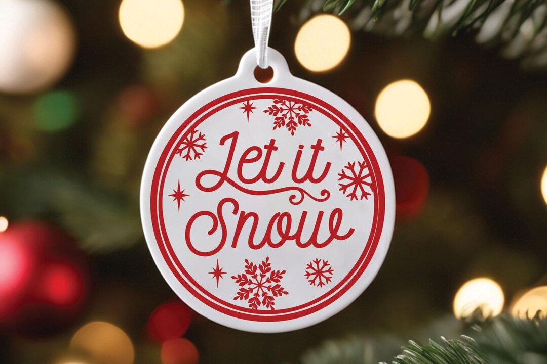 Christmas Round Signs, Christmas Round Decorations, Christmas Tree ...