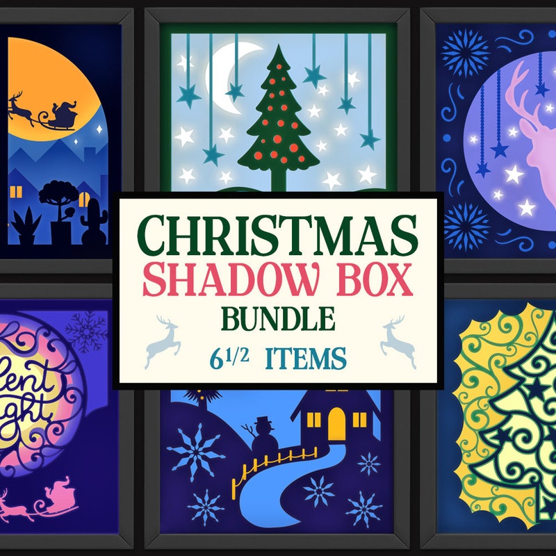 Christmas Shadow Box - Etsy