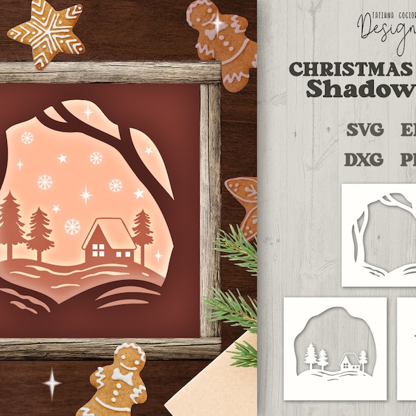 Snowflake Shadow Box - Etsy