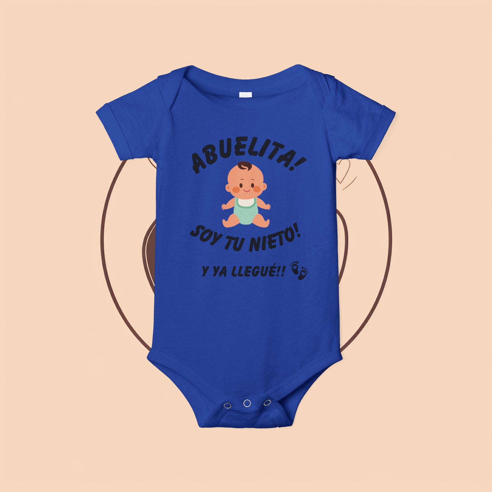 An "abuelita! Soy Tu Nieto!" Cute Infant Jersey One Piece, Newborn Gift ...