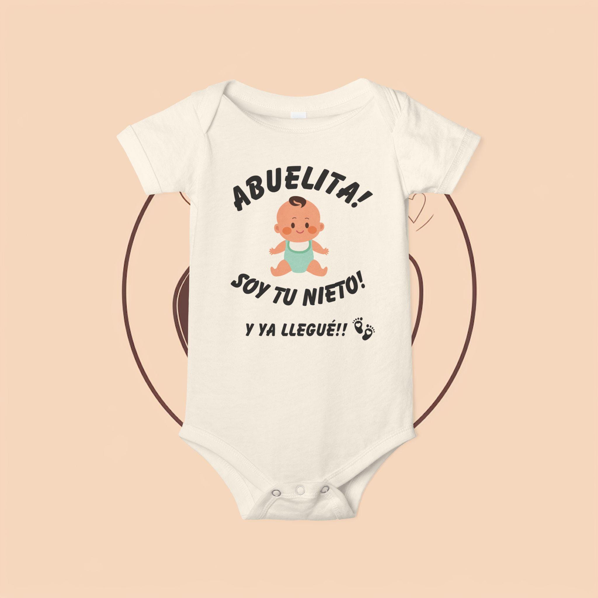 An "abuelita! Soy Tu Nieto!" Cute Infant Jersey One Piece, Newborn Gift ...
