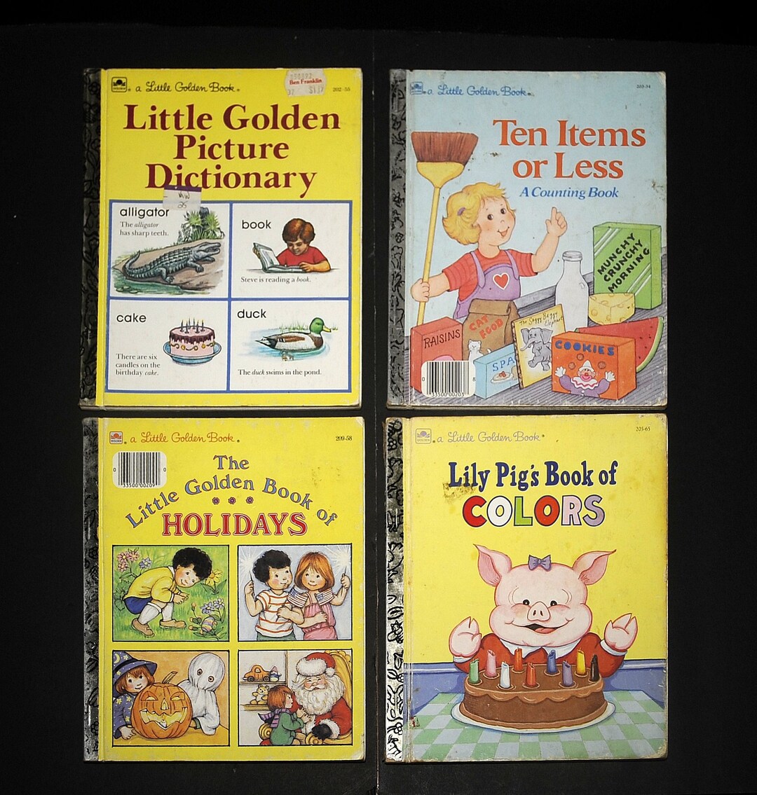 VTG Little Golden LEARNING Books Lot of 4 / Learning & Teaching Titles ...