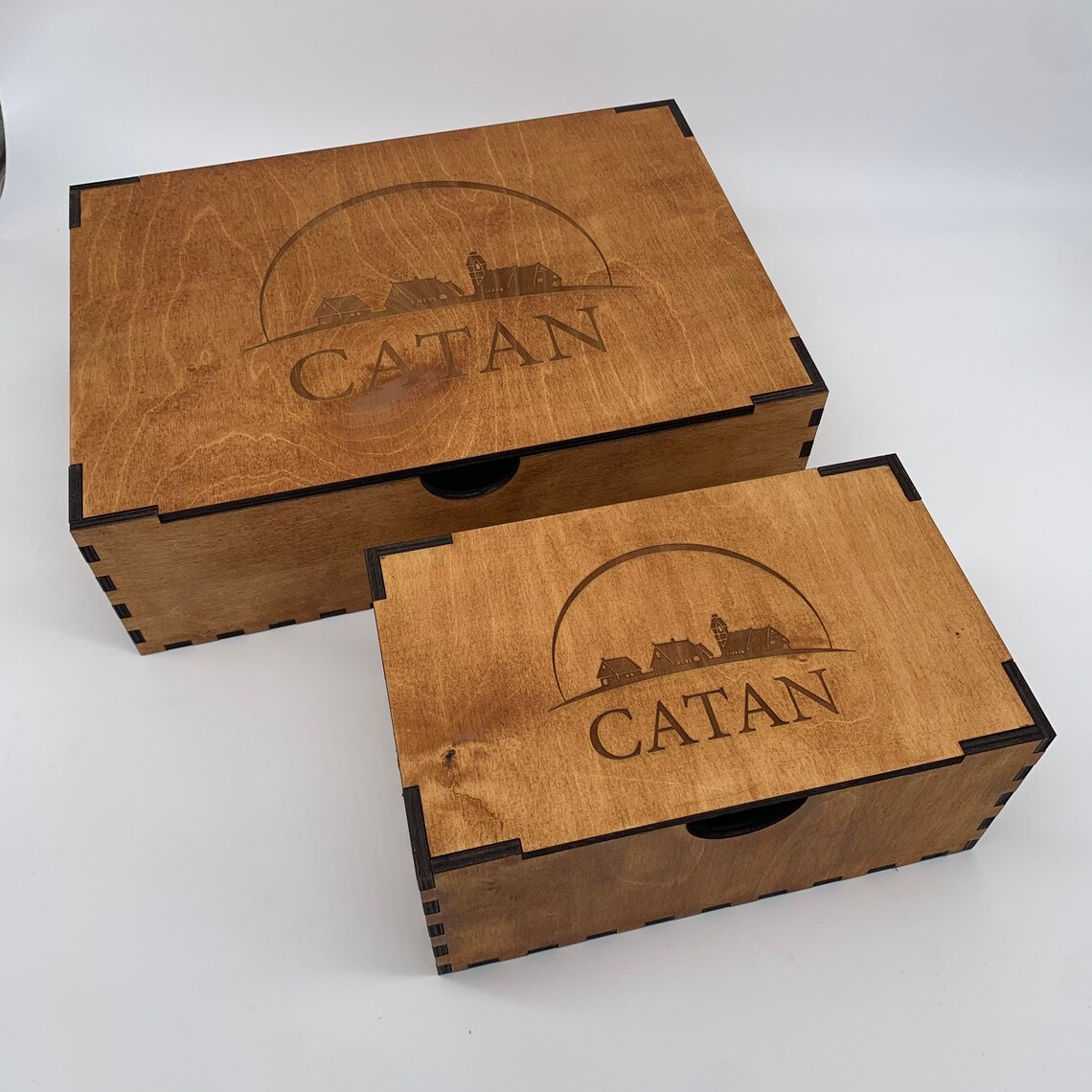 Wood Catan Storage Box For Regular Catan Board and CUSTOM WOOD | Etsy