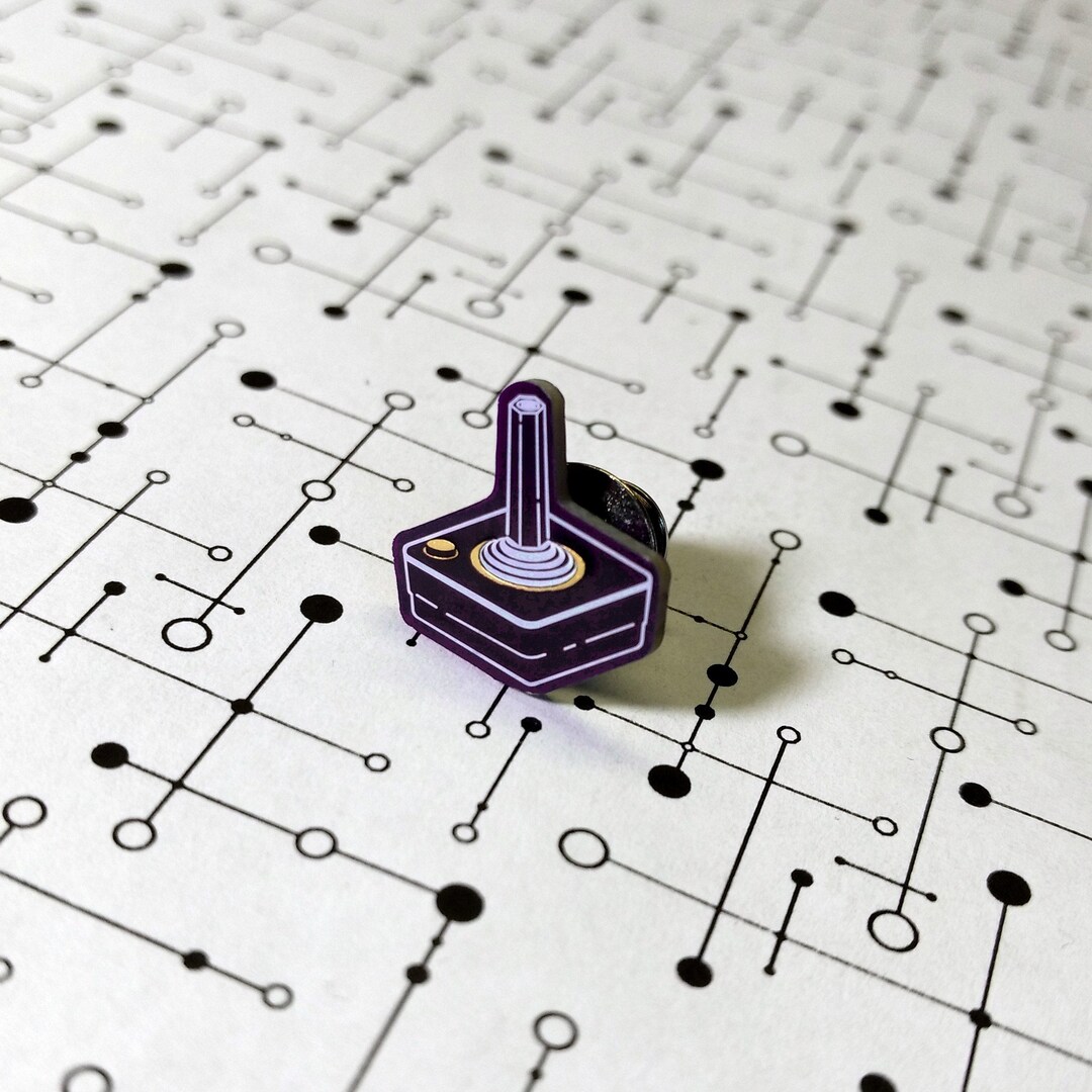 Atari CX40 Joystick PCB Lapel Pin - Etsy