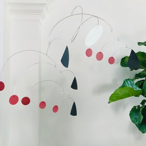 Red Black & White Mobile - Etsy