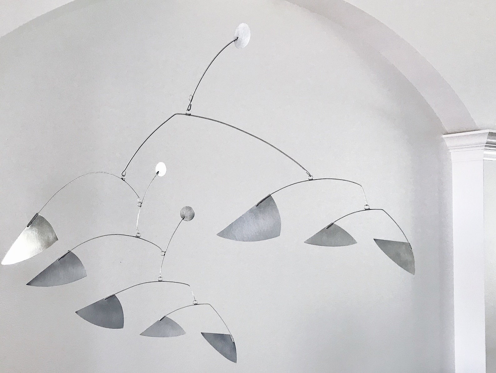 Triangle Mobile / Silver Finish - Etsy