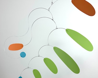 Triangle Mobile / Blue & Yellow - Etsy