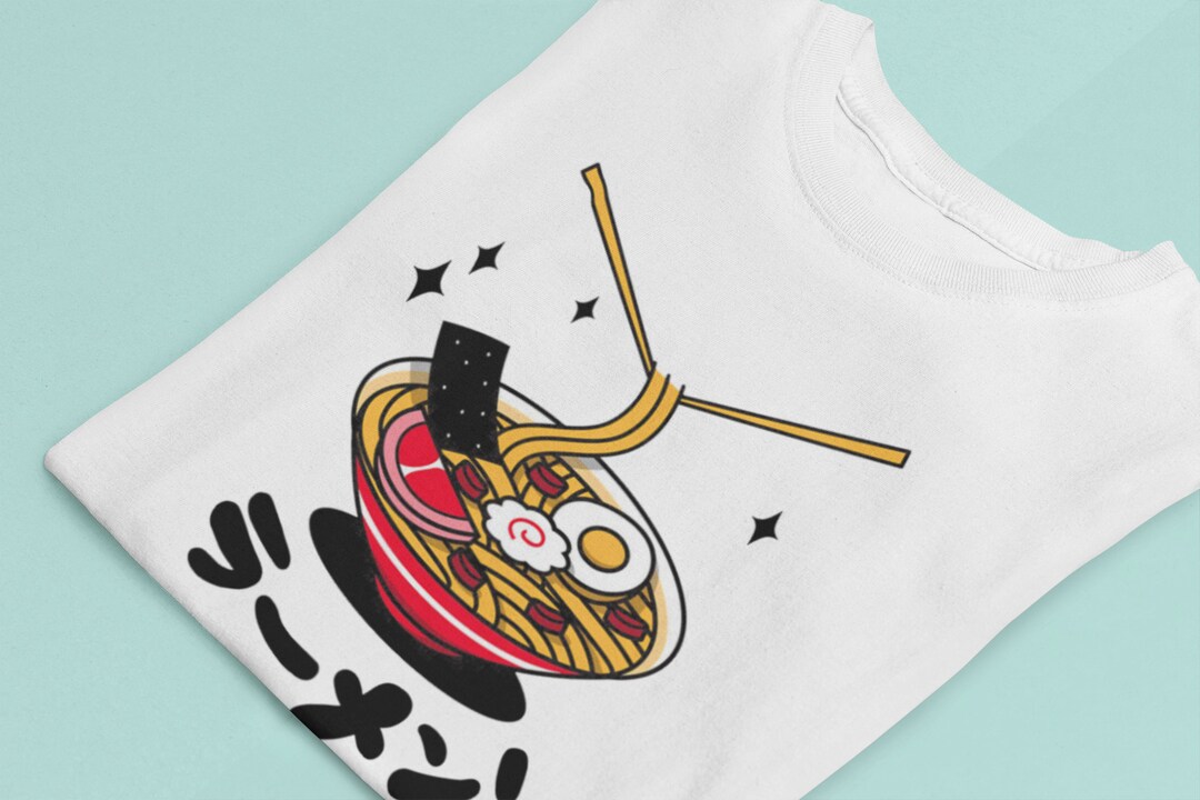 Kawaii Shirt, Japanese Ramen, Kawaii Clothing, Anime Shirt, Aesthetic ...