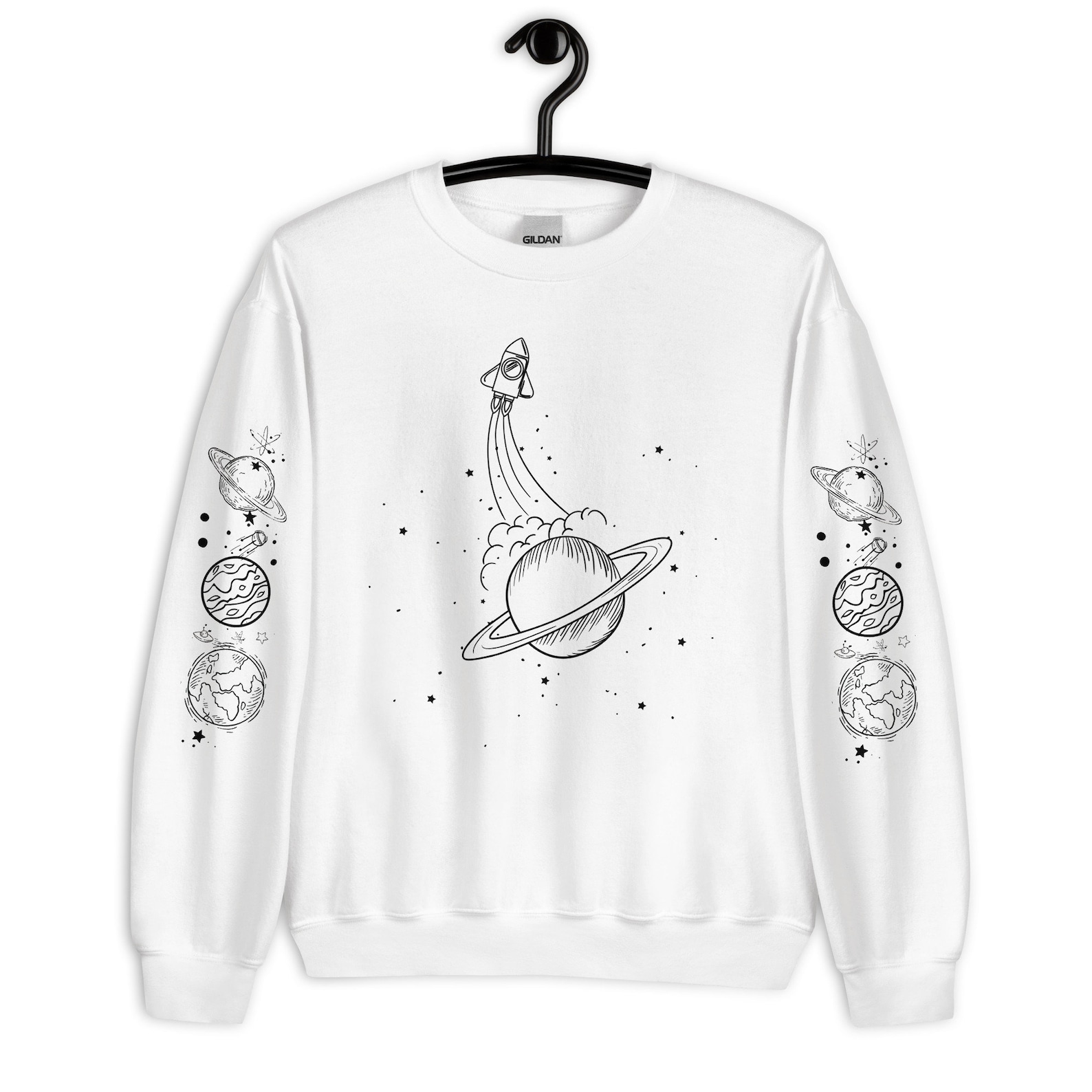 Solar System Sweatshirt - Planet Sweater - Gift for Science Lover ...