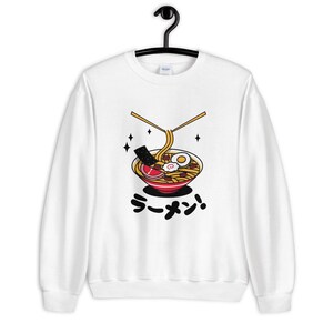 Cute Ramen Pink Kawaii Ramen Hoodie, Soup Noodle Sweatshirt, Pastel ...