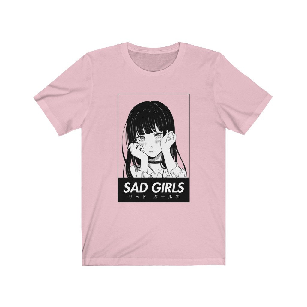 Sad Girls Japanese Aesthetic Vaporwave Kawaii Shirt / Yami Kawaii ...