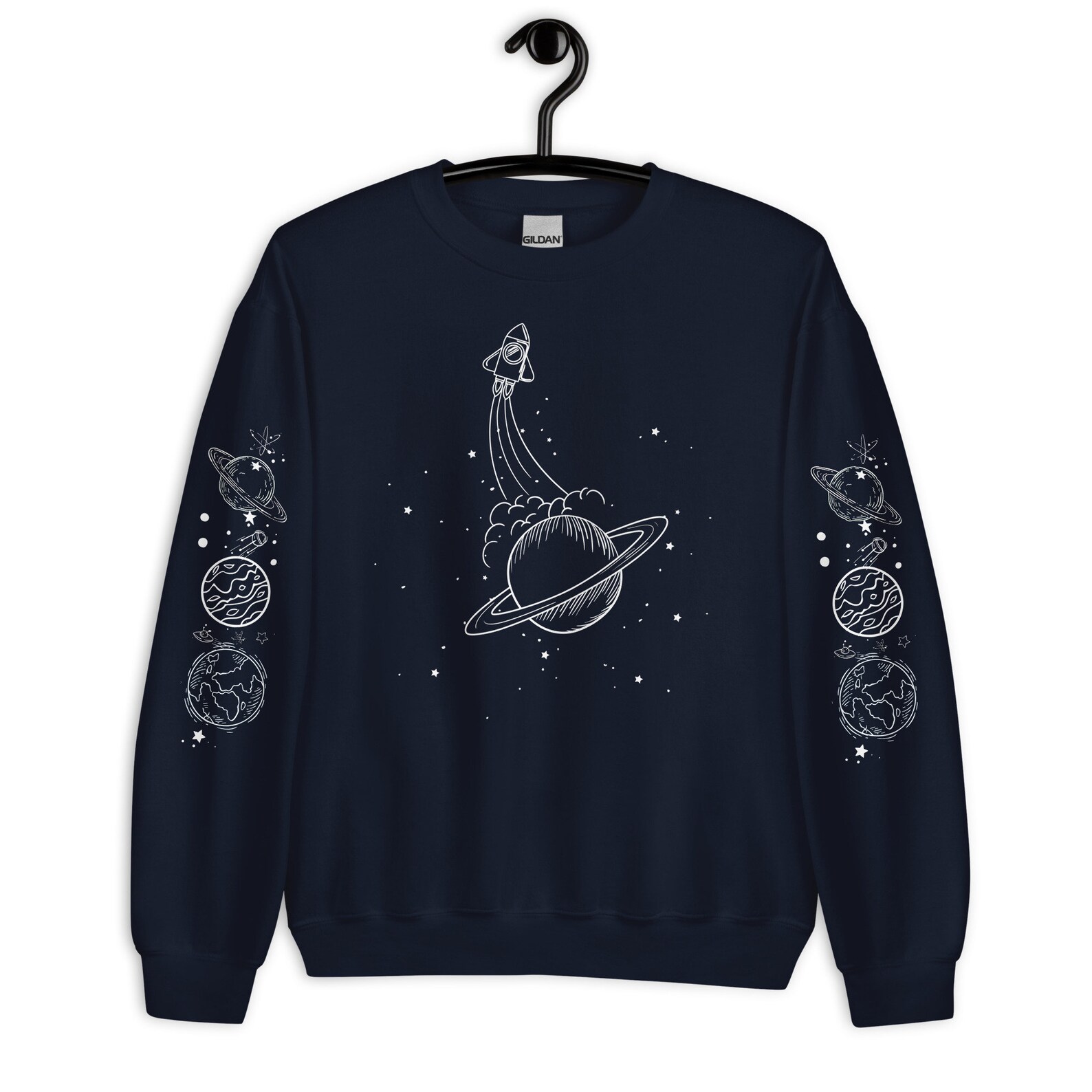 Solar System Sweatshirt - Planet Sweater - Gift for Science Lover ...