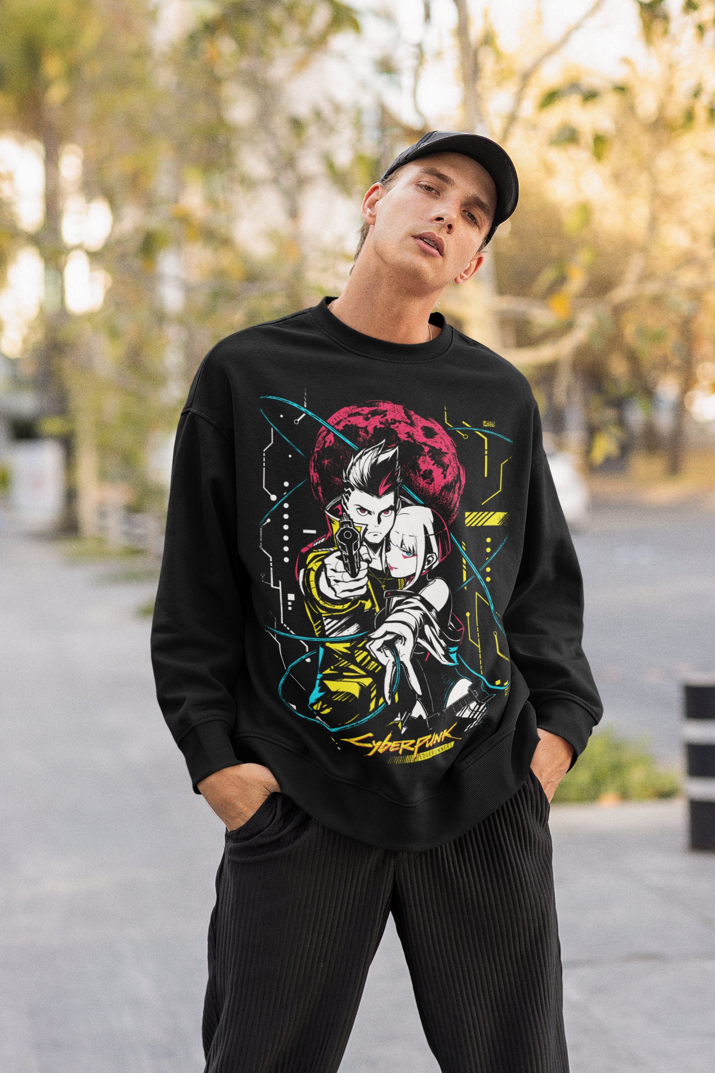 Cyberpunk Edgerunners shirt, Edge runners DAVID & LUCY neon shirt ...