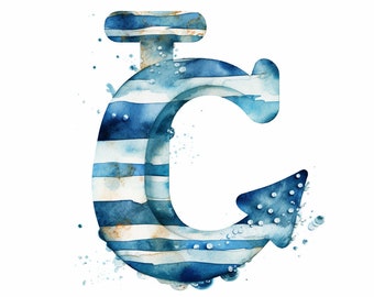 Mermaid Letters - Etsy