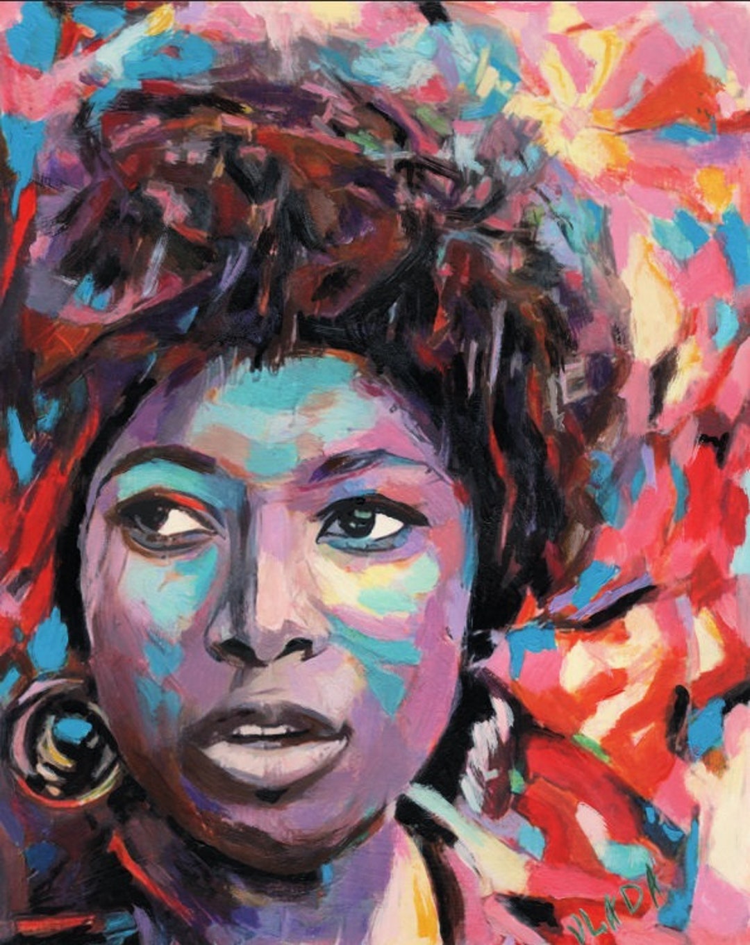 Alice Walker- Portrait Art Print. Original Artwork Giclée Print on ...