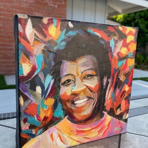 Octavia Butler - Portrait Art Print. Original Artwork Giclée Print on ...