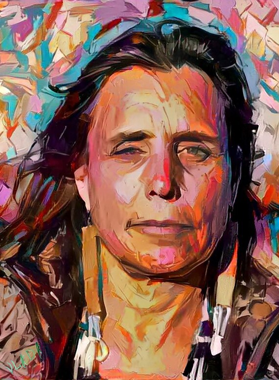 Winona Laduke Portrait Art Print. Original Artwork Giclée - Etsy