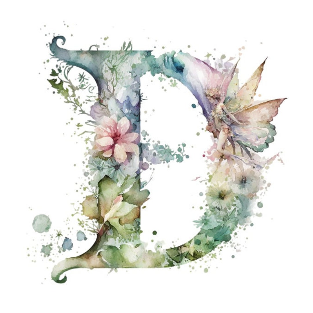 Personalized Letter D Fantasy Art Print - Mystical Artwork Fairy Prints ...