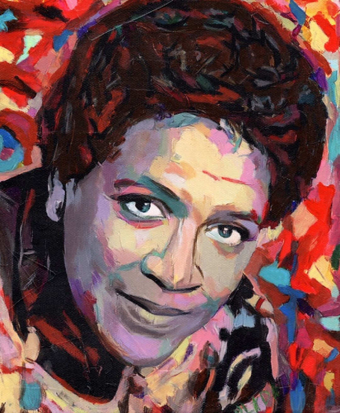 Audre Lorde Portrait Art Print. Original Artwork Giclée Print on Canvas ...