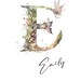 Personalized Letter E Fairies Nursery Art Print Boho Fairy Prints for ...