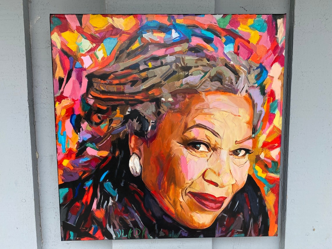 Toni Morrison Portrait Art Print. Original Artwork Giclée - Etsy