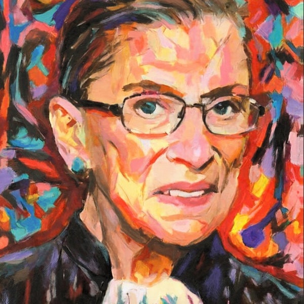 Original Ruth Bader Ginsburg Art - Etsy