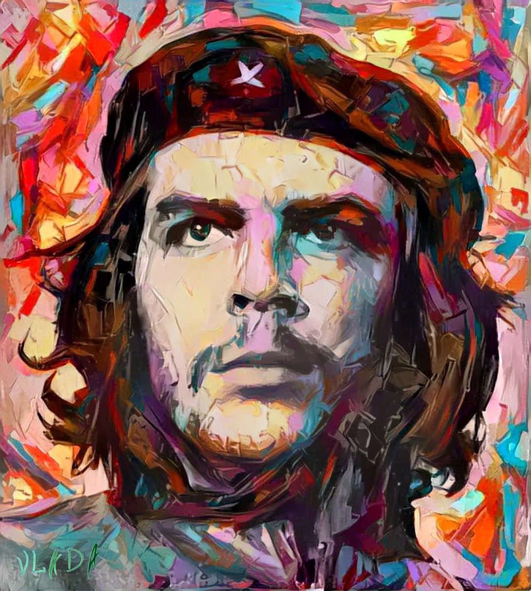 Che Guevara Portrait Art Print. Original Artwork Giclée - Etsy