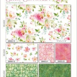 Sweet Surrender-border Stripe-white-northcott Studios-100% Quilting ...