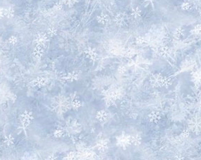 Mini Snowflake Texture-blue-little Donkey’s Christmas-flannel-sarah ...