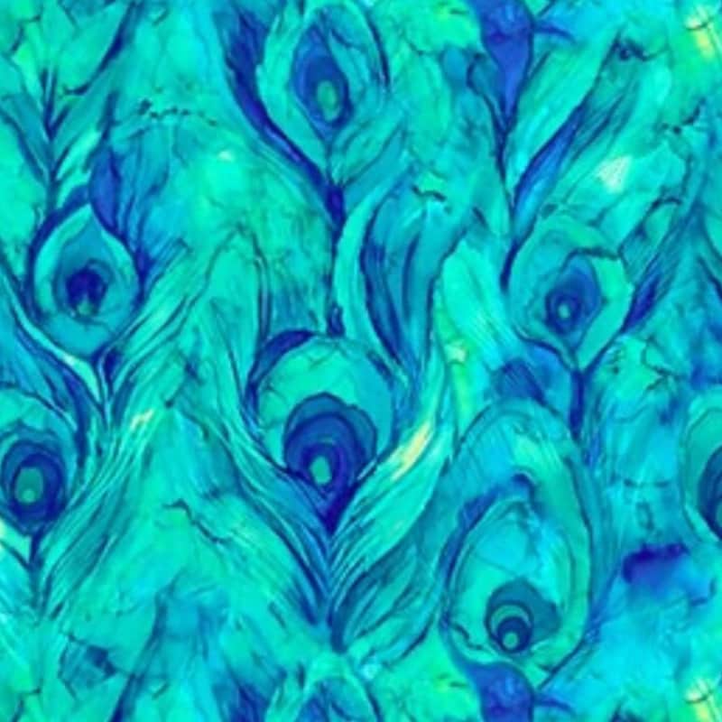 Peacock Upholstery Fabric - Etsy