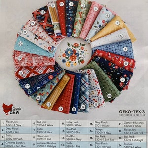 Trellis-slate-forget Me Not Collection-allison Harris-windham Fabrics-100% Cotton-quilting ...