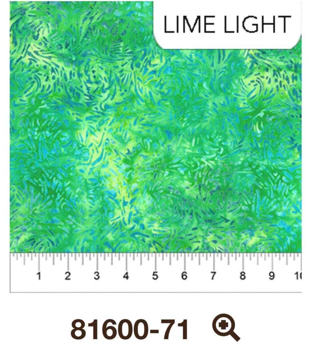 Batik-lime Light-green-bff Collection-banyan Batiks Northcott-100% ...