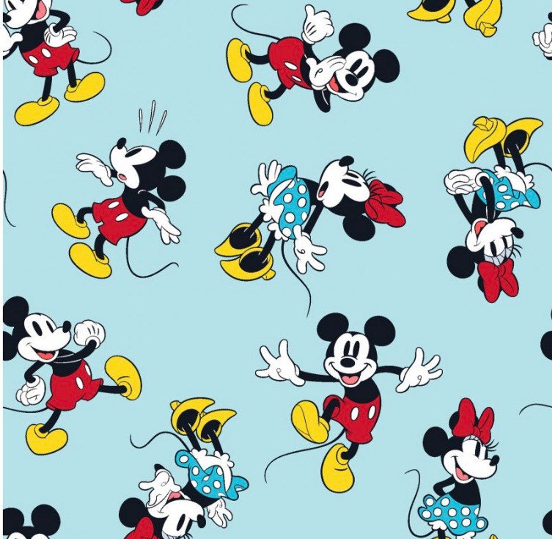 Mickey & Minnie Mouse-classic Pack-disney-springs Creative-red Blue ...