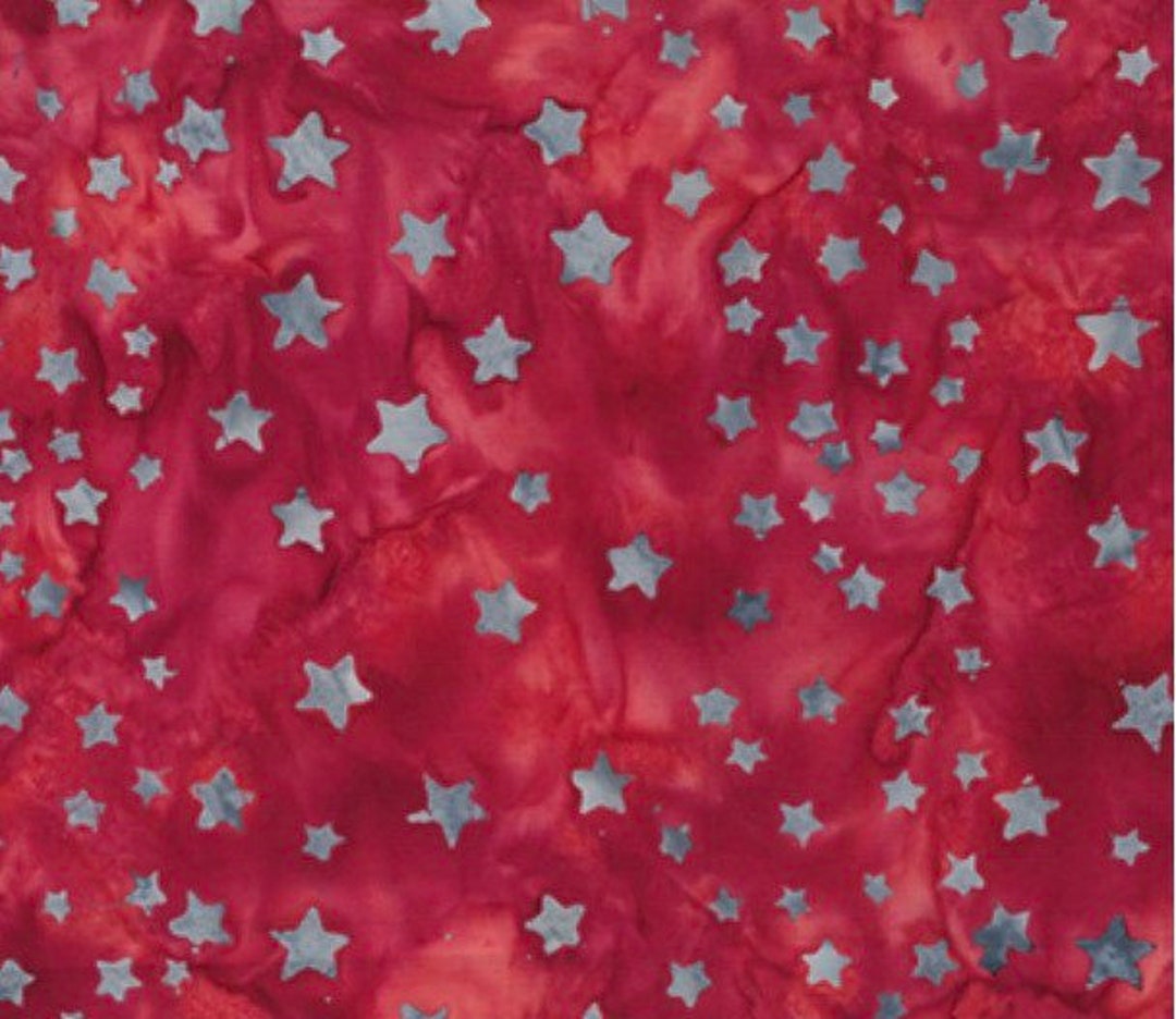 Batik-stars-red-banyan Batiks-bandana Collection-flag-liberty-100 ...