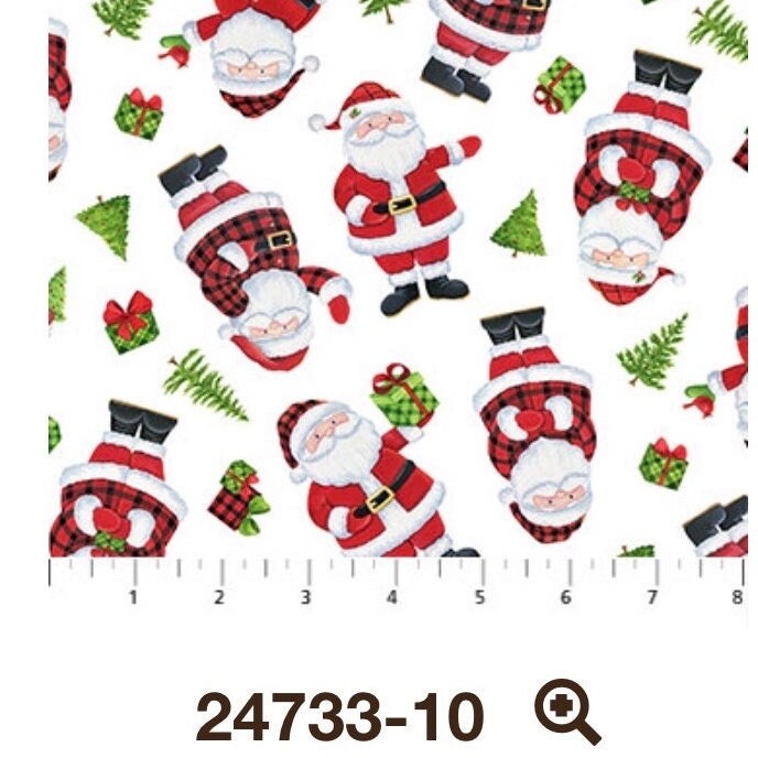 Santa Toss-white-santa’s Tree Farm-northcott-tree-winter-christmas-100% ...