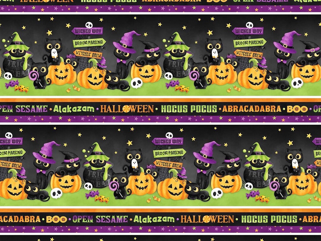 Border Stripe-black-purple-orange-lime Green-double Bubble Kitty ...