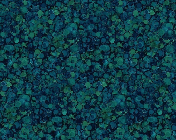 Cedarcrest Falls-bubble Texture-navy Teal-northcott Fabrics-deborah ...
