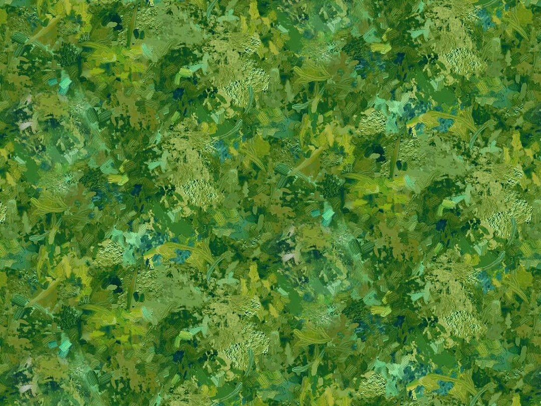 Silent Lake-green-texture 2-northcott Fabrics-losif Derecichei-100% ...