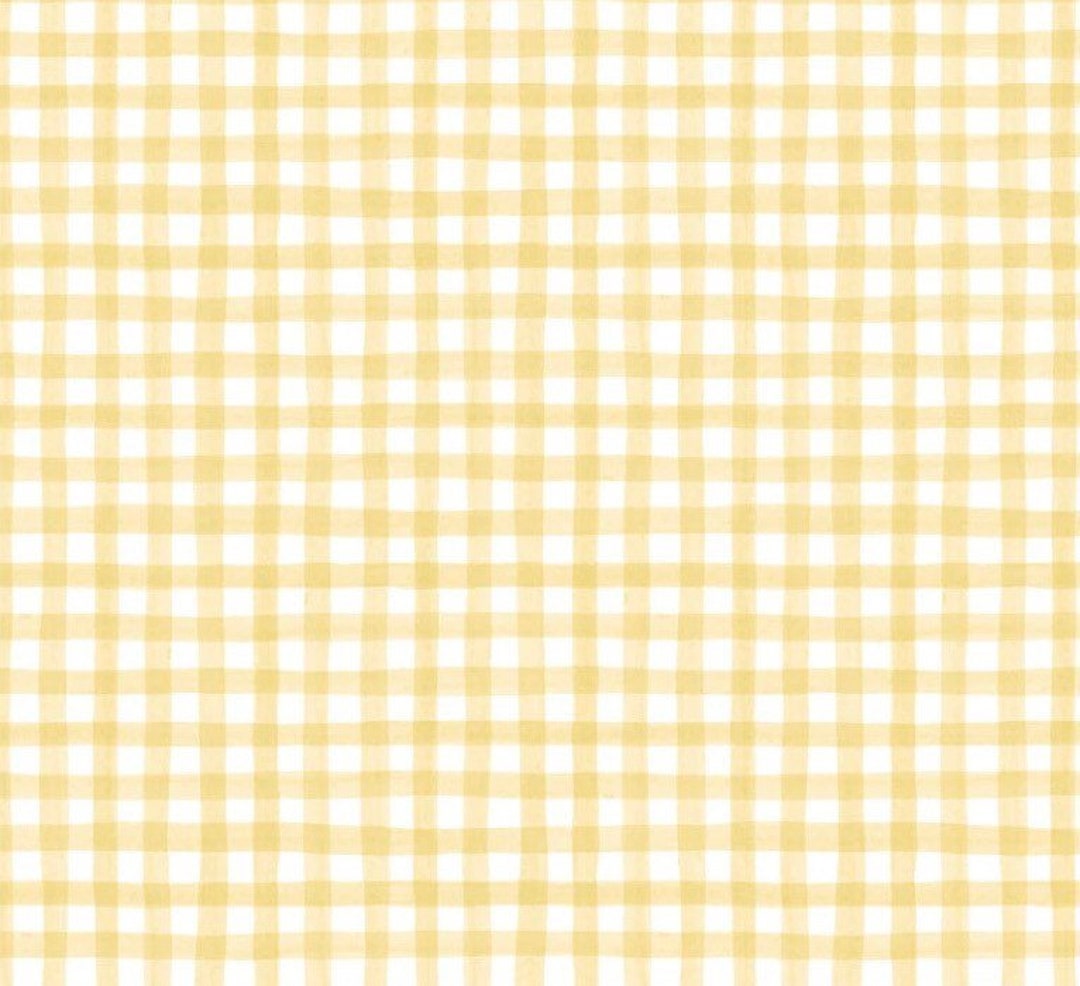 Gingham-yellow-homemade Happiness Collection-farm Fresh-p&b Textiles ...