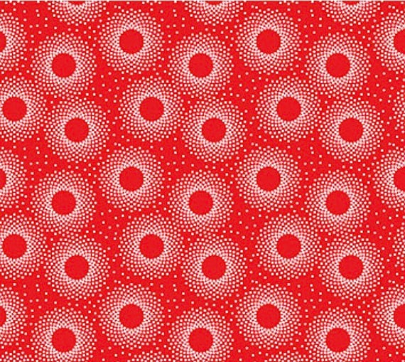 Radiating Dots-red-american Spirit Collection-patrick - Etsy