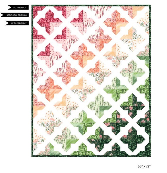 Trellis Quilt Pattern-4 Sizes-refresh Collection-figo-cluck - Etsy